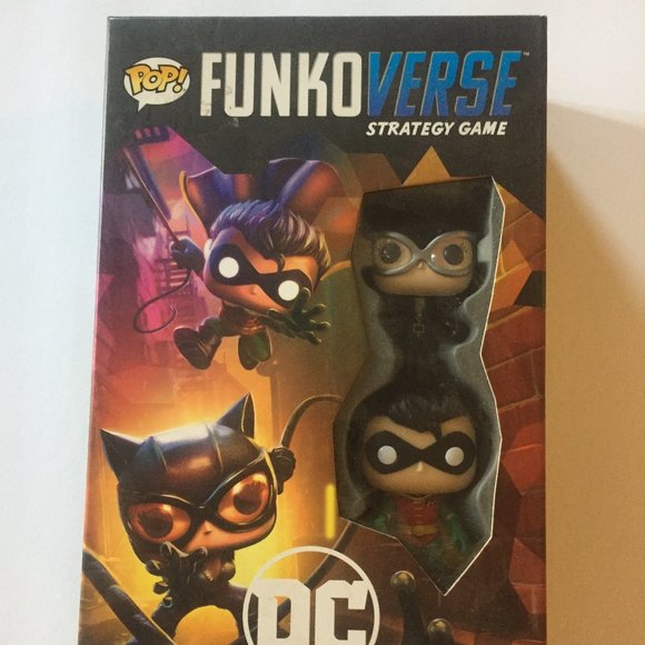 DC Comics | Toys | New Funkoverse Strategy Dc Catwoman Robin Funko Game ...
